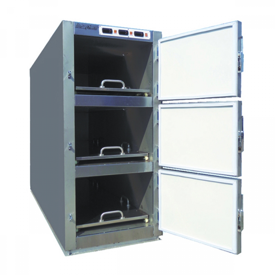 Stainless Hospital 3 Bodies mortuary freezer medical morgue ...